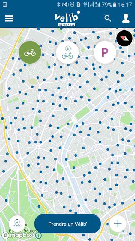 Vélib’, le système de location de vélo en libre service Parisien